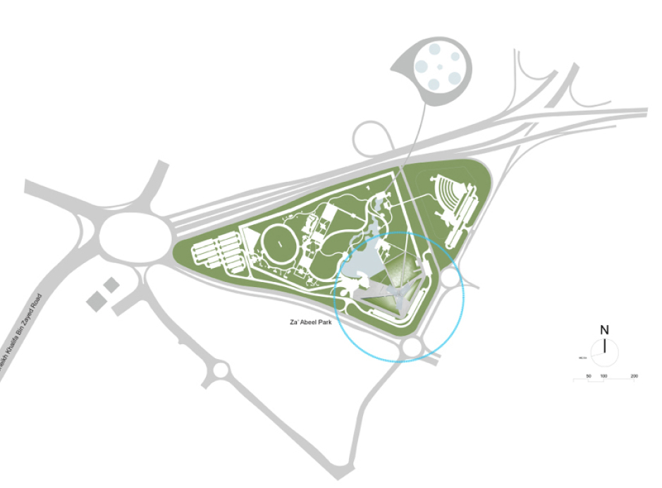 Modern tower design in Dubai